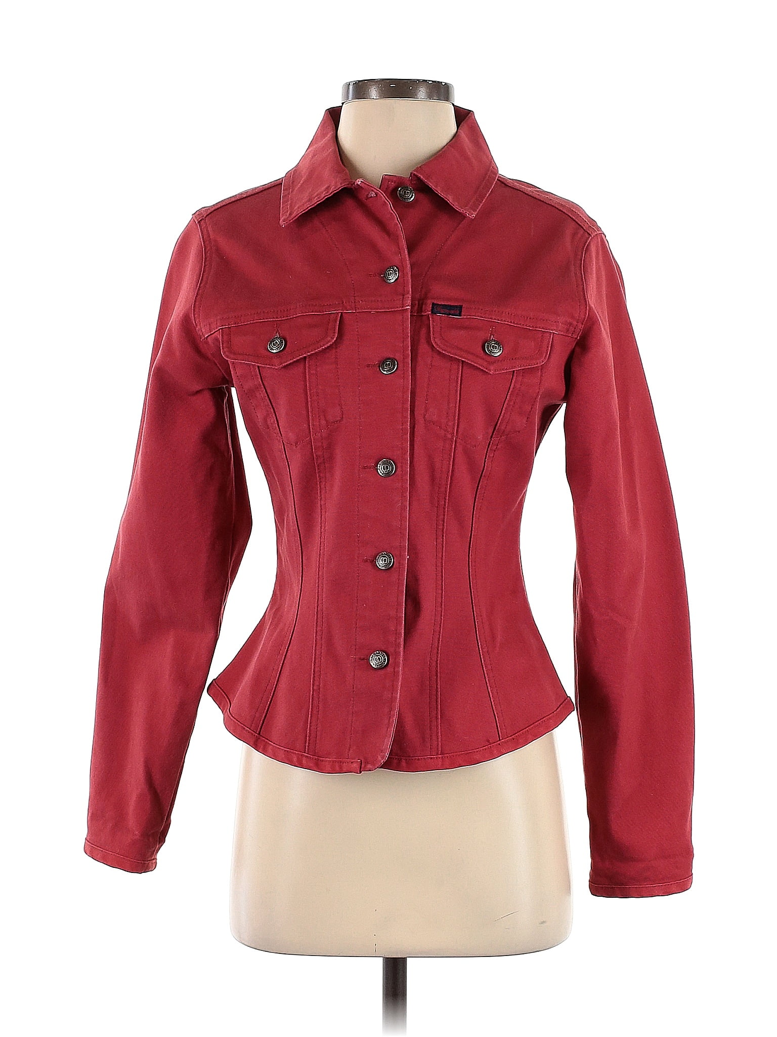Faconnable Solid Red Jacket Size XS - 82% off | ThredUp