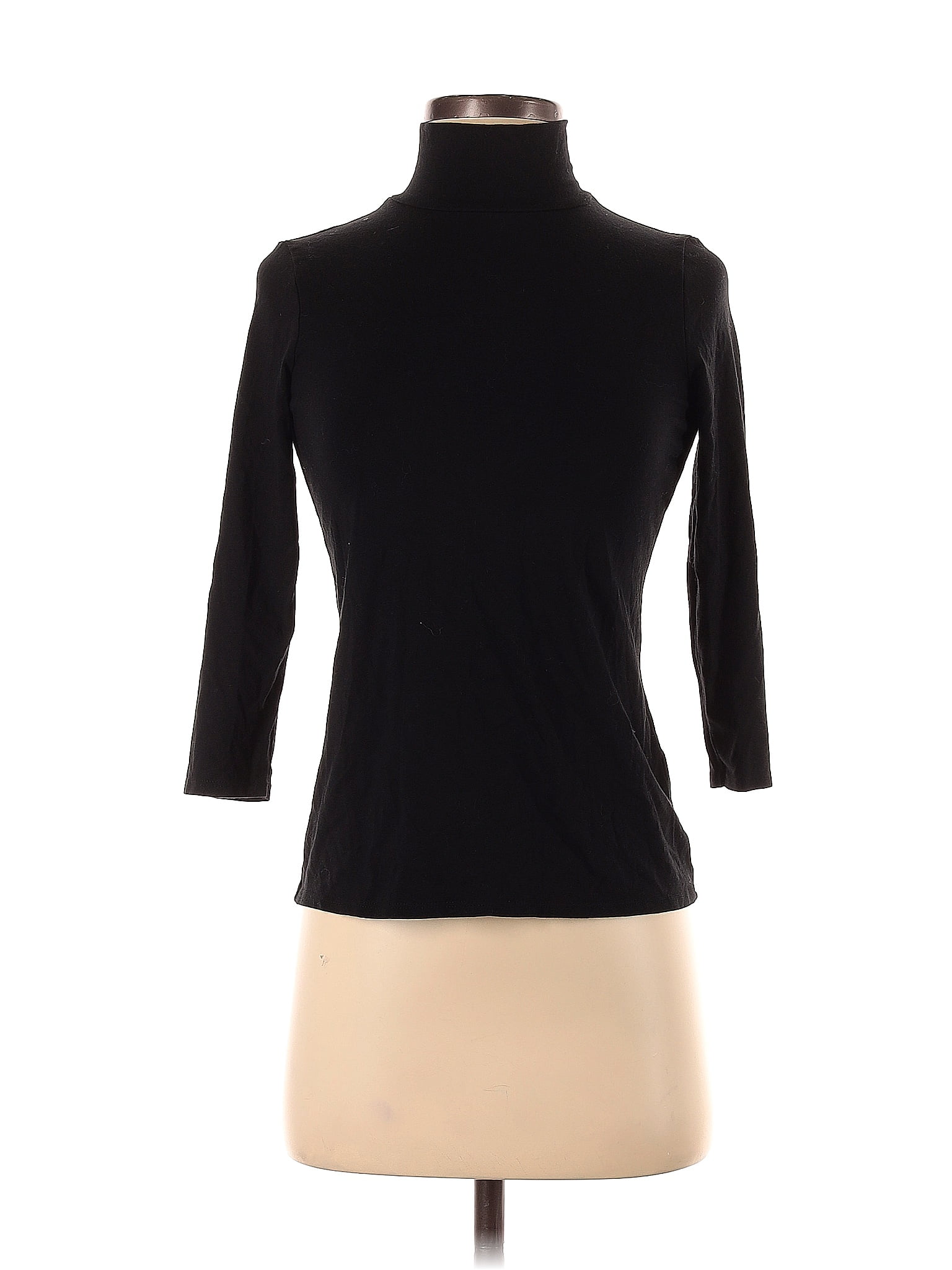 Philosophy Republic Clothing Solid Black Long Sleeve Turtleneck Size XS ...