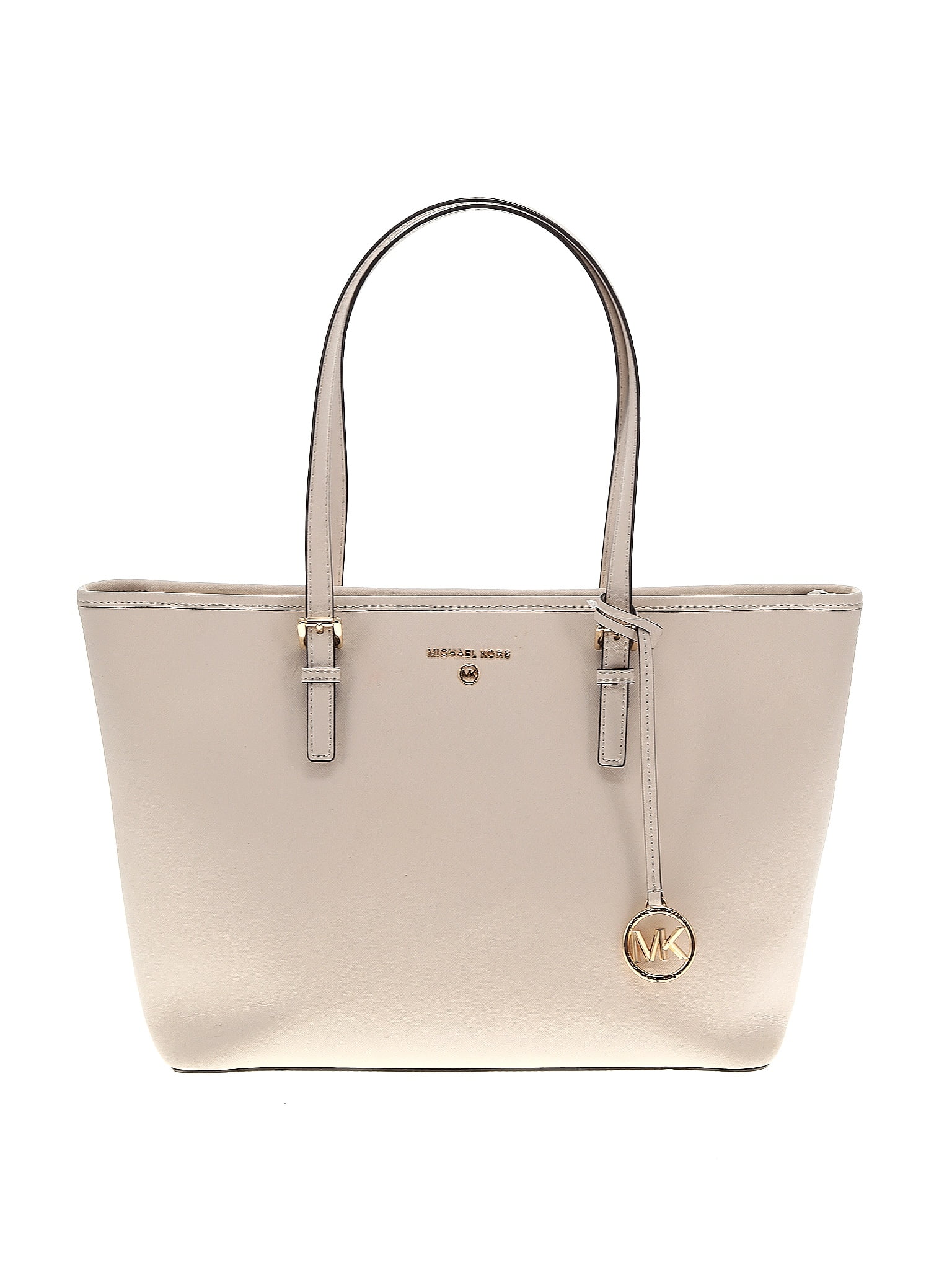Michael Michael Kors Solid Ivory Leather Tote One Size 77 Off Thredup