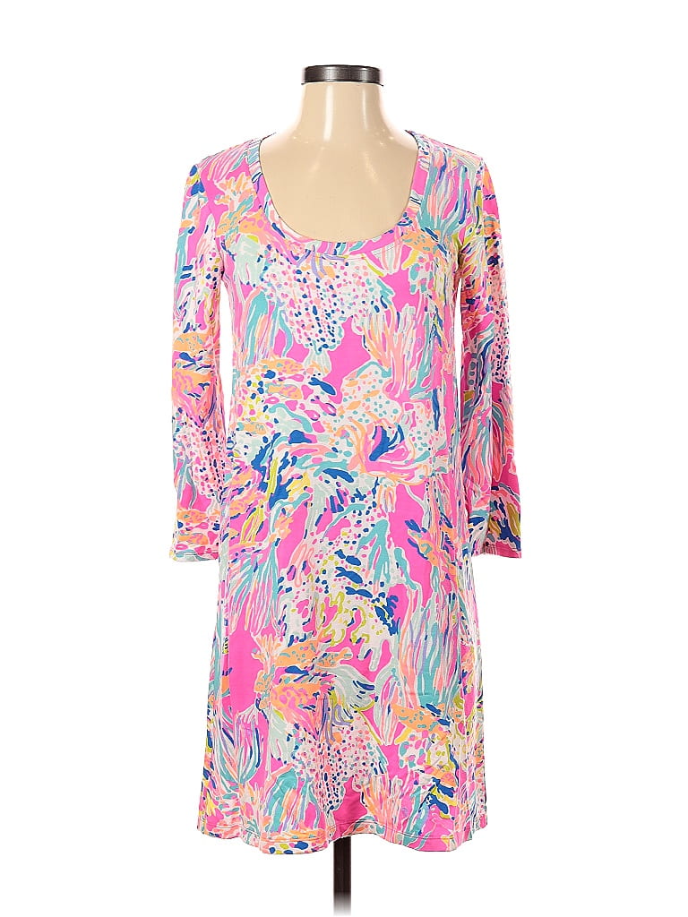 Lilly Pulitzer Multi Color Pink Casual Dress Size S 71 Off Thredup