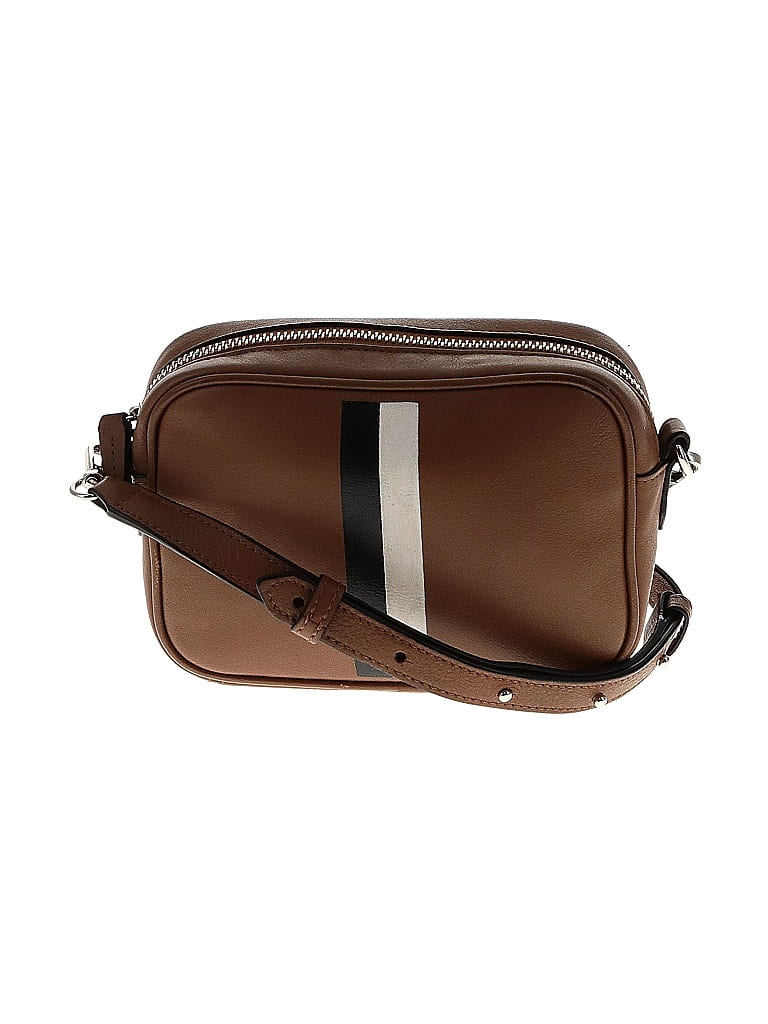 Leatherology 100% Leather Brown Leather Crossbody Bag One Size - 59% ...