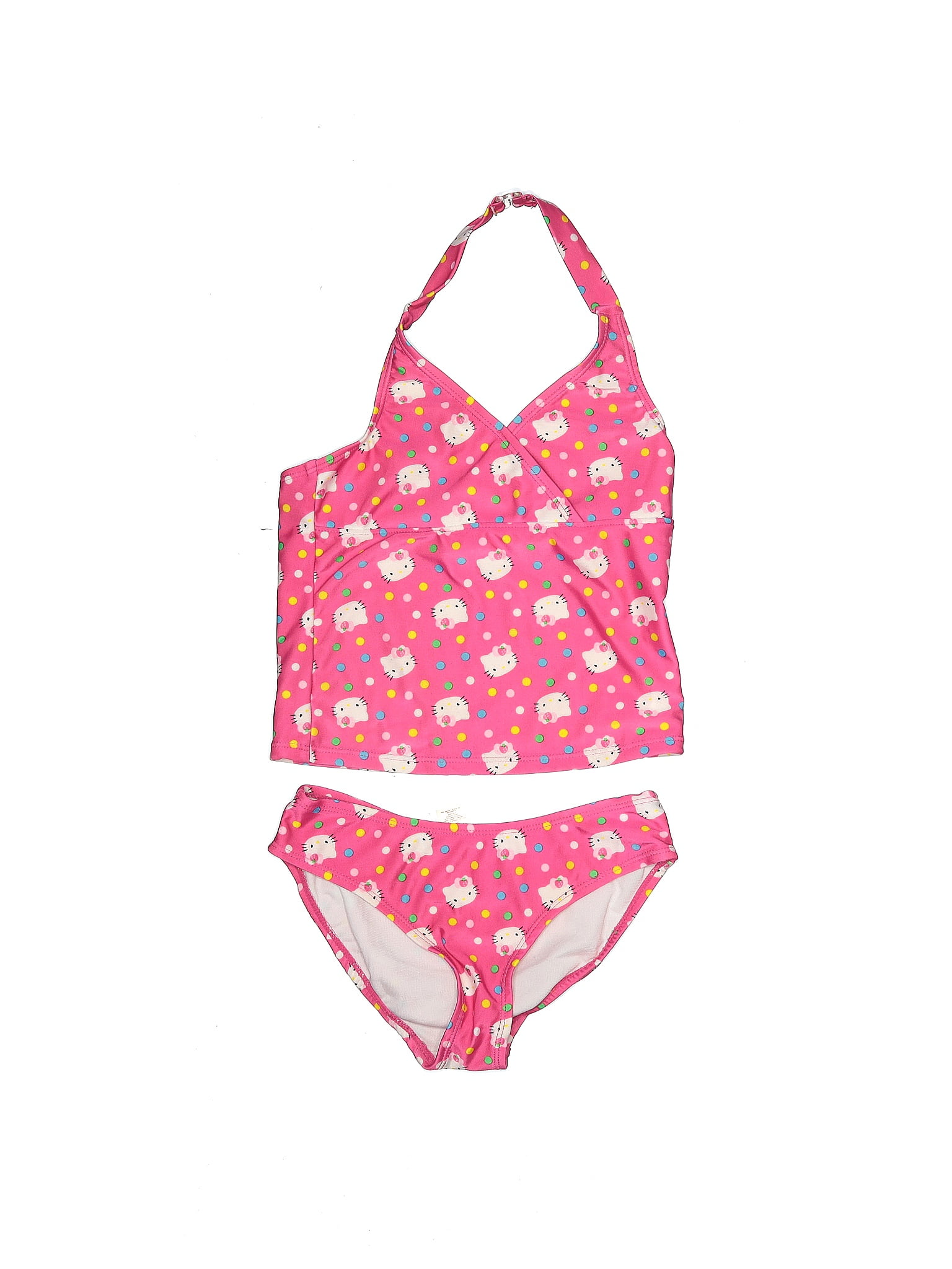 Hello Kitty Pink Two Piece Swimsuit Size 6 - 48% off | ThredUp