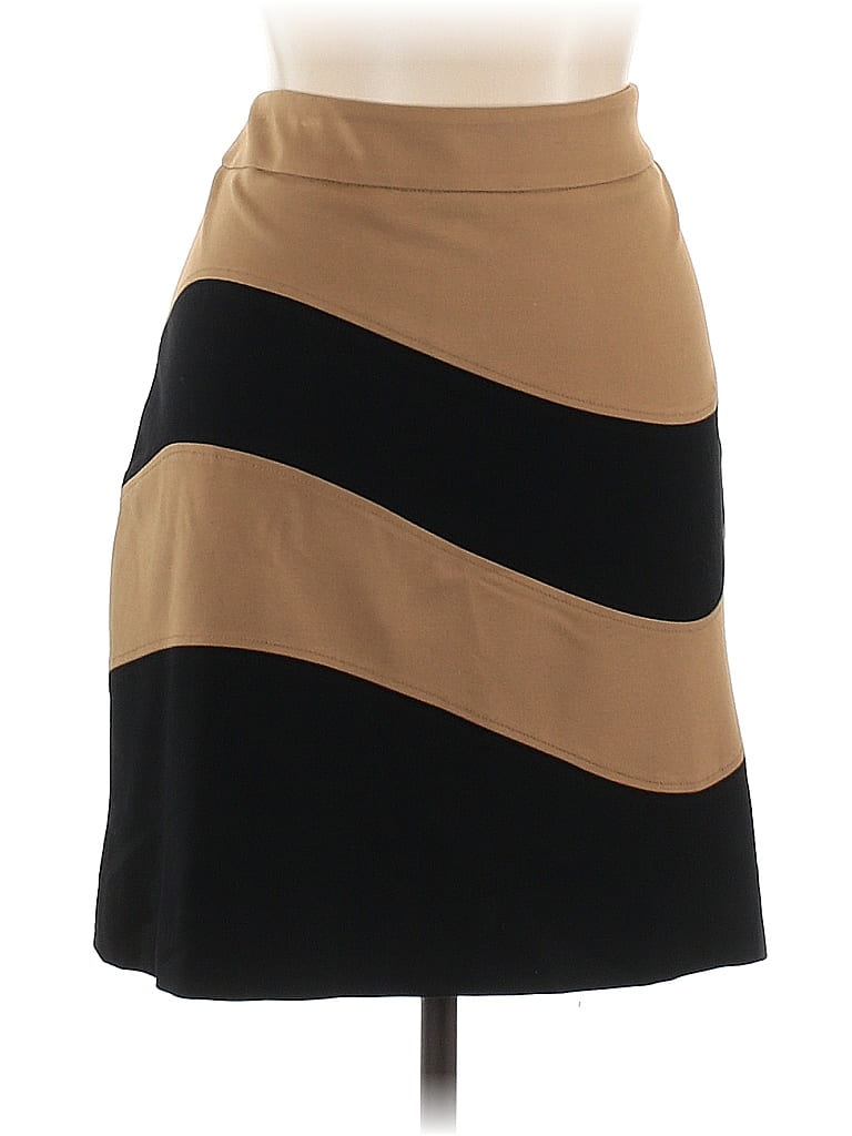 Etcetera Color Block Tan Casual Skirt Size 12 - 83% off | ThredUp