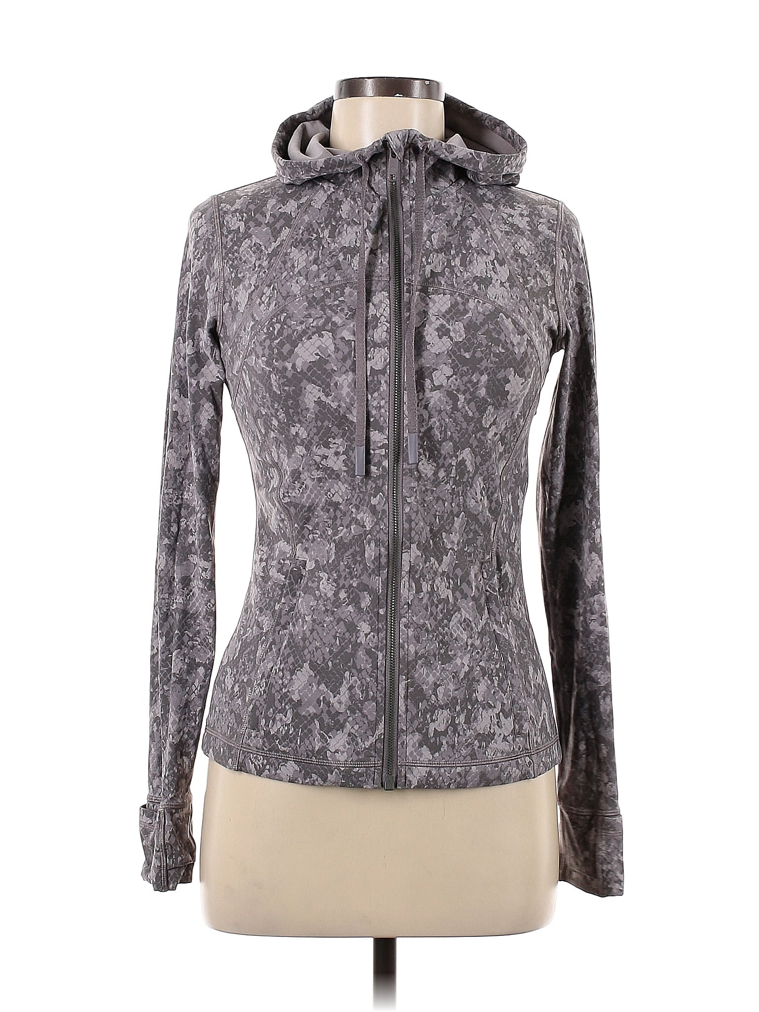 Lululemon Athletica Gray Track Jacket Size 6 - 53% off | ThredUp