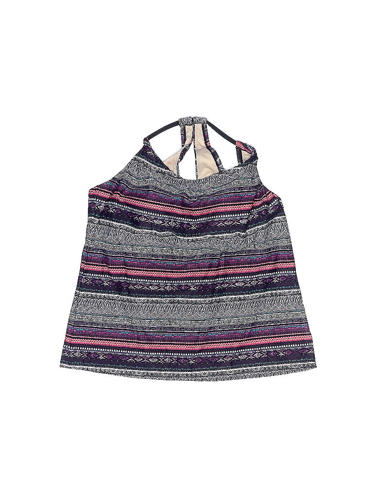 Kona Sol 100% Recycled Plastic Multi Color Purple Swimsuit Top Size XL ...