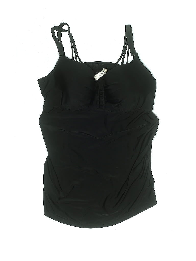 Swim By Cacique Solid Black Swimsuit Top Size Xl 40dd 56 Off Thredup