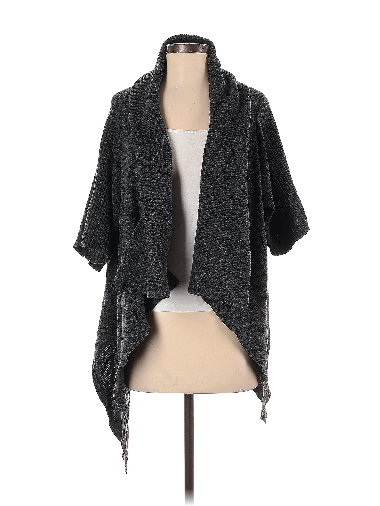 Simply Vera Vera Wang Color Block Gray Cardigan Size S - 52% off | ThredUp