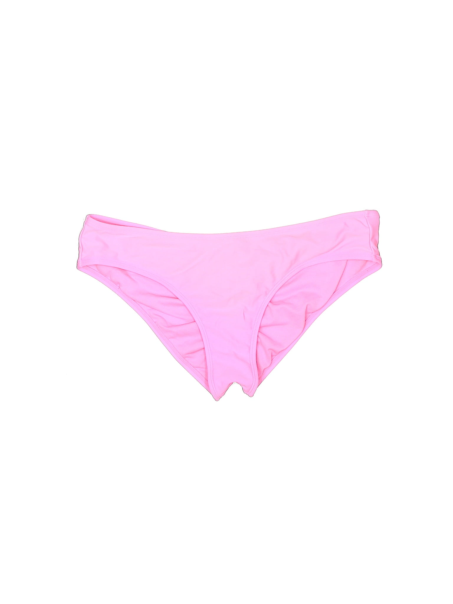 Xhilaration 100 Recycled Plastic Solid Pink Swimsuit Bottoms Size M