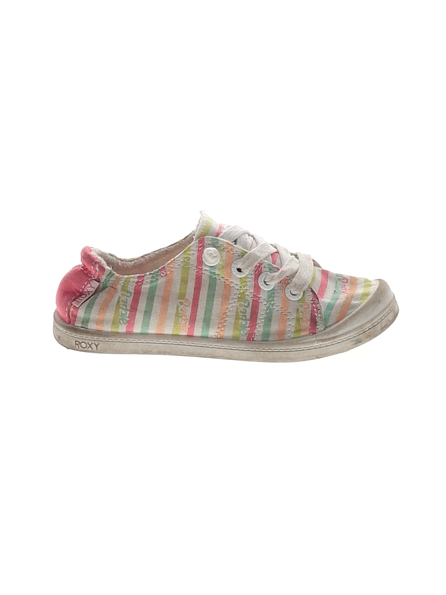 Roxy Color Block Stripes Pink Sneakers Size 12 - 66% off | ThredUp