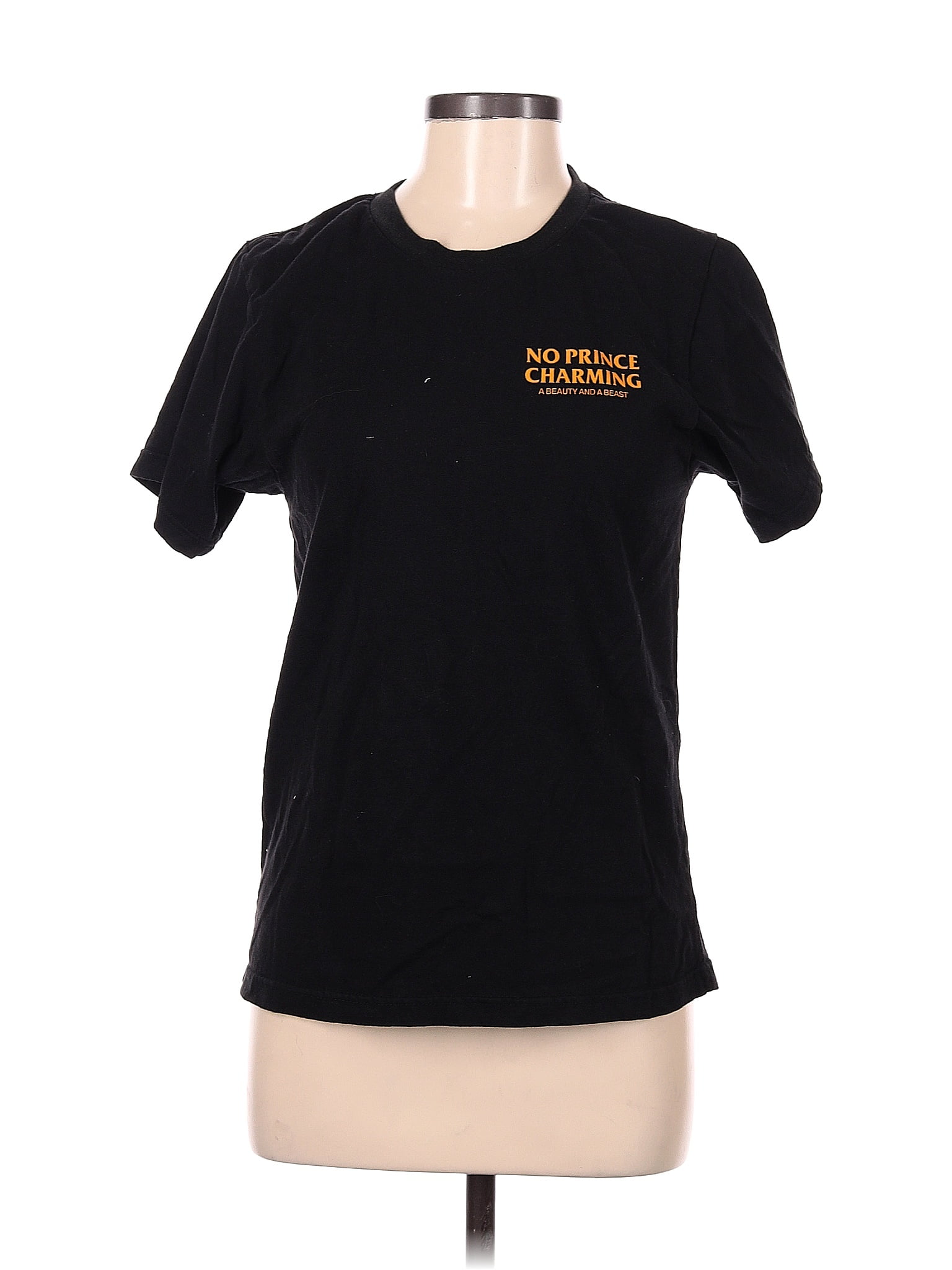 Assorted Brands Solid Black Short Sleeve T Shirt Size M 56 Off Thredup