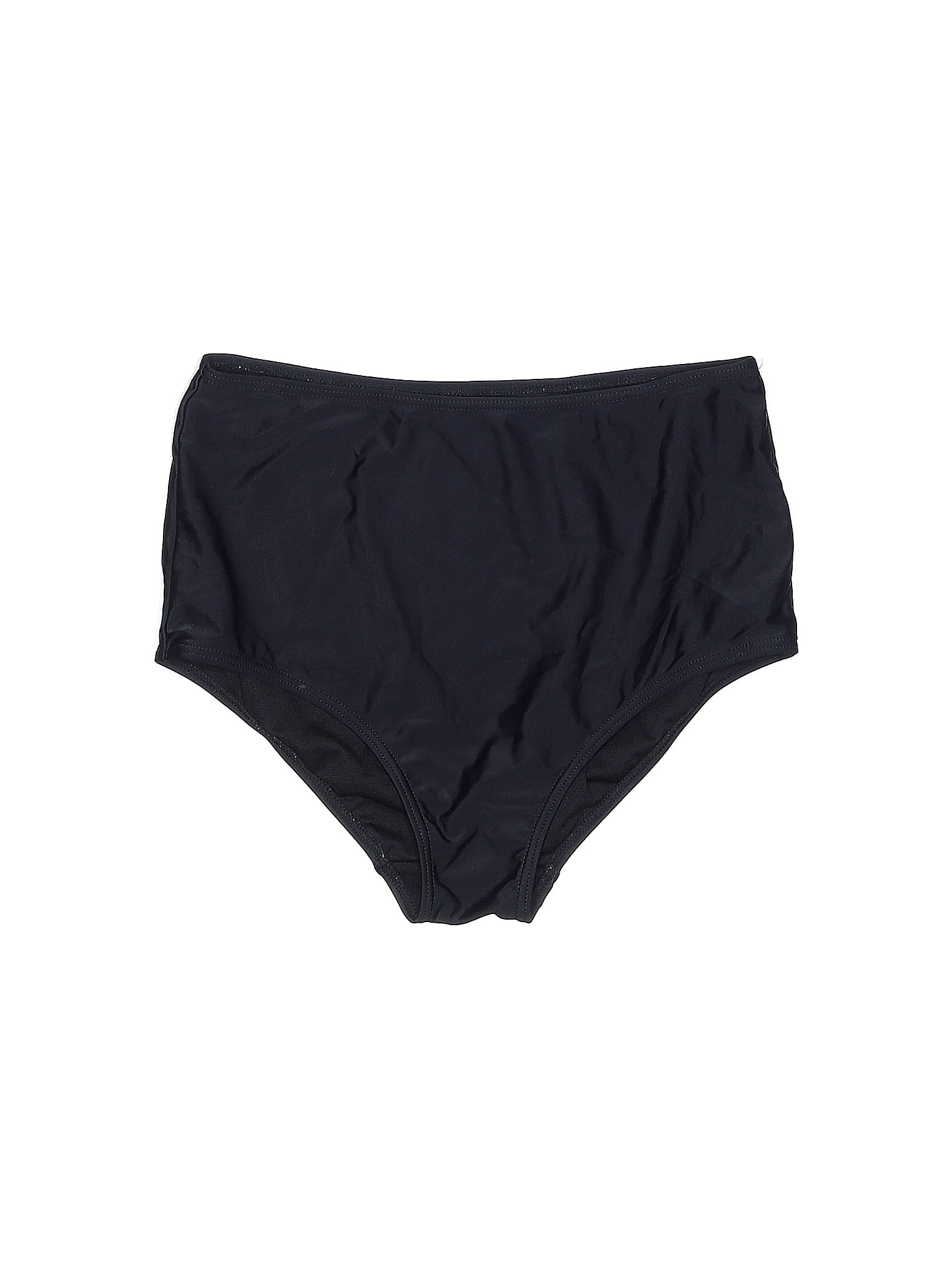 Express 100 Polyester Solid Black Swimsuit Bottoms Size M 62 Off