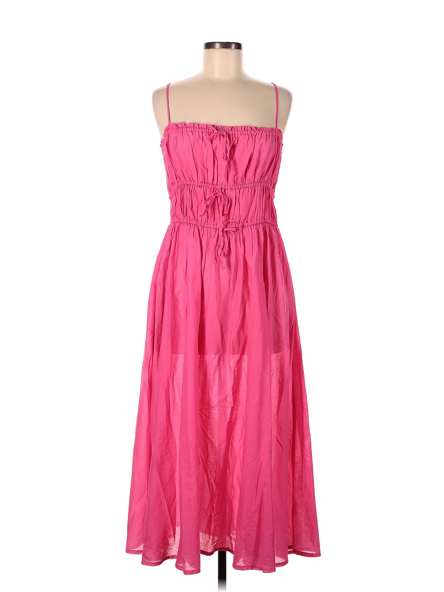 J Crew Solid Pink Casual Dress Size L 65 Off Thredup