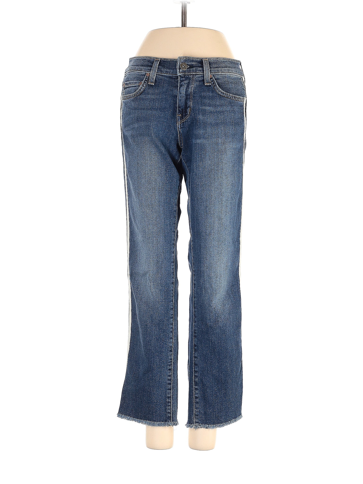 Principle Denim Innovations Solid Blue Jeans 25 Waist - 82% off | ThredUp