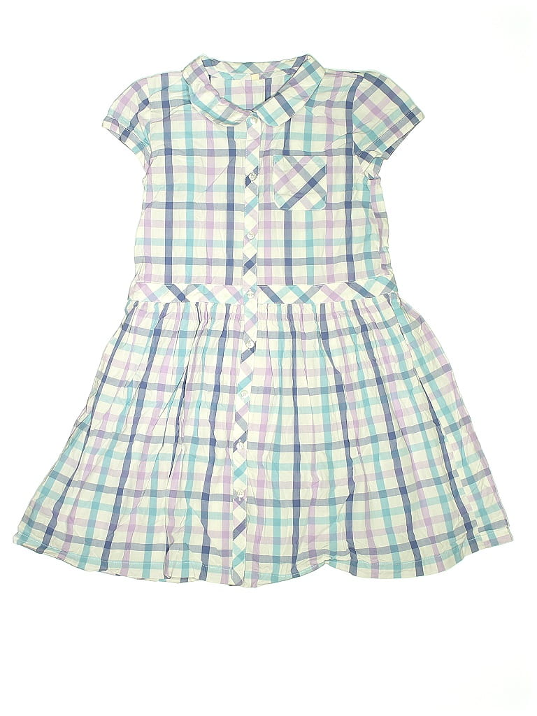 Lativ Plaid Green Dress Size 140 (CM) - 61% off | ThredUp