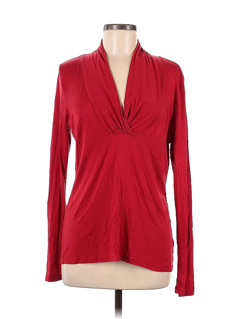 Leo And Nicole Red Long Sleeve Top Size L 37 Off Thredup