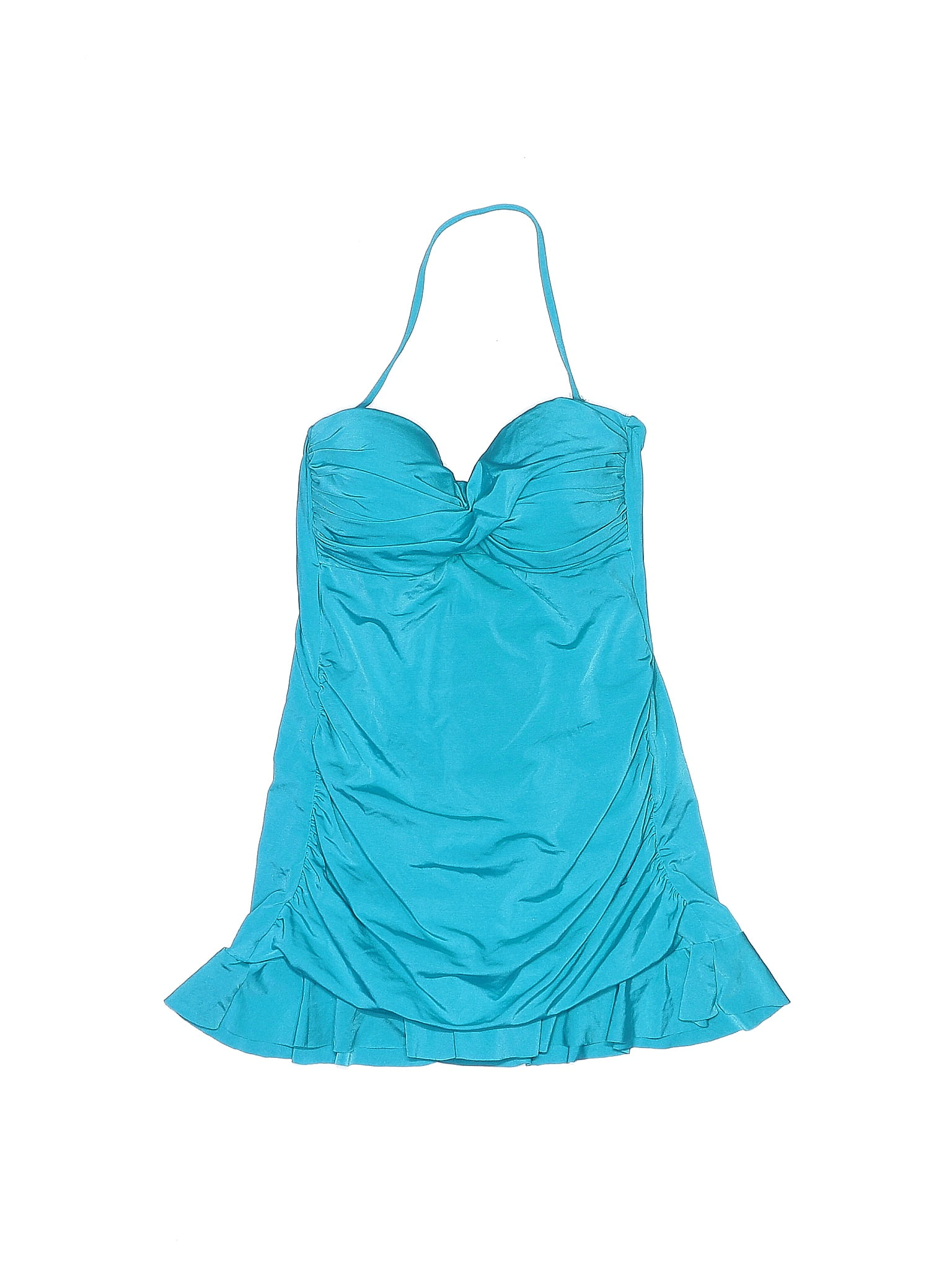 Allen B. by Allen Schwartz Solid Teal Swimsuit Top Size 4 - 56% off | ThredUp