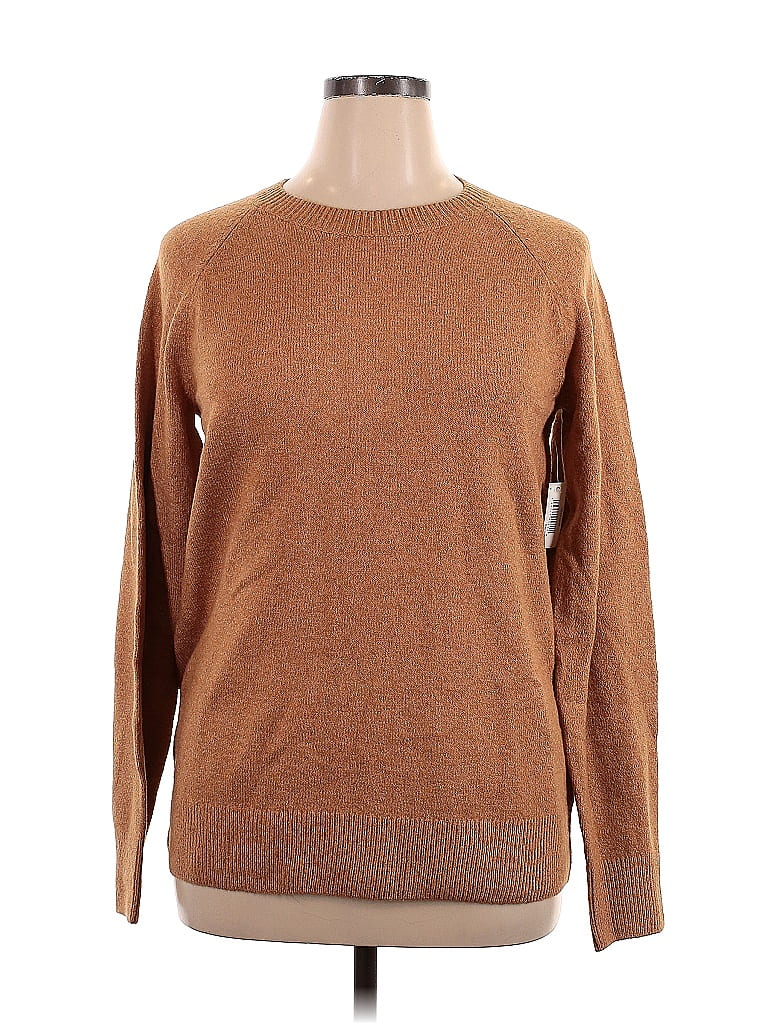 Amazon Essentials Color Block Solid Brown Pullover Sweater Size XL - 50 ...