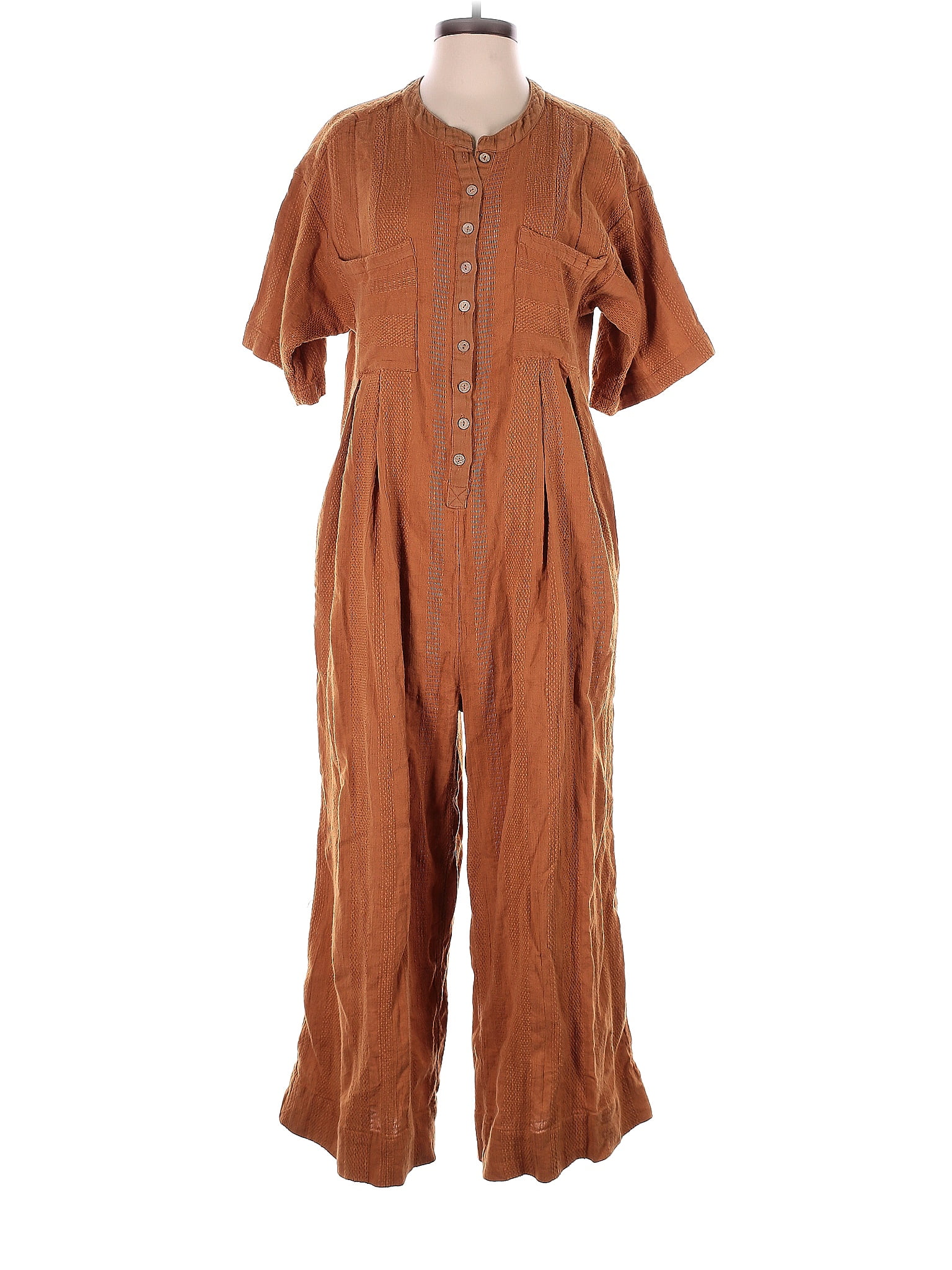 Free People Solid Brown Jumpsuit Size S - 74% off | ThredUp