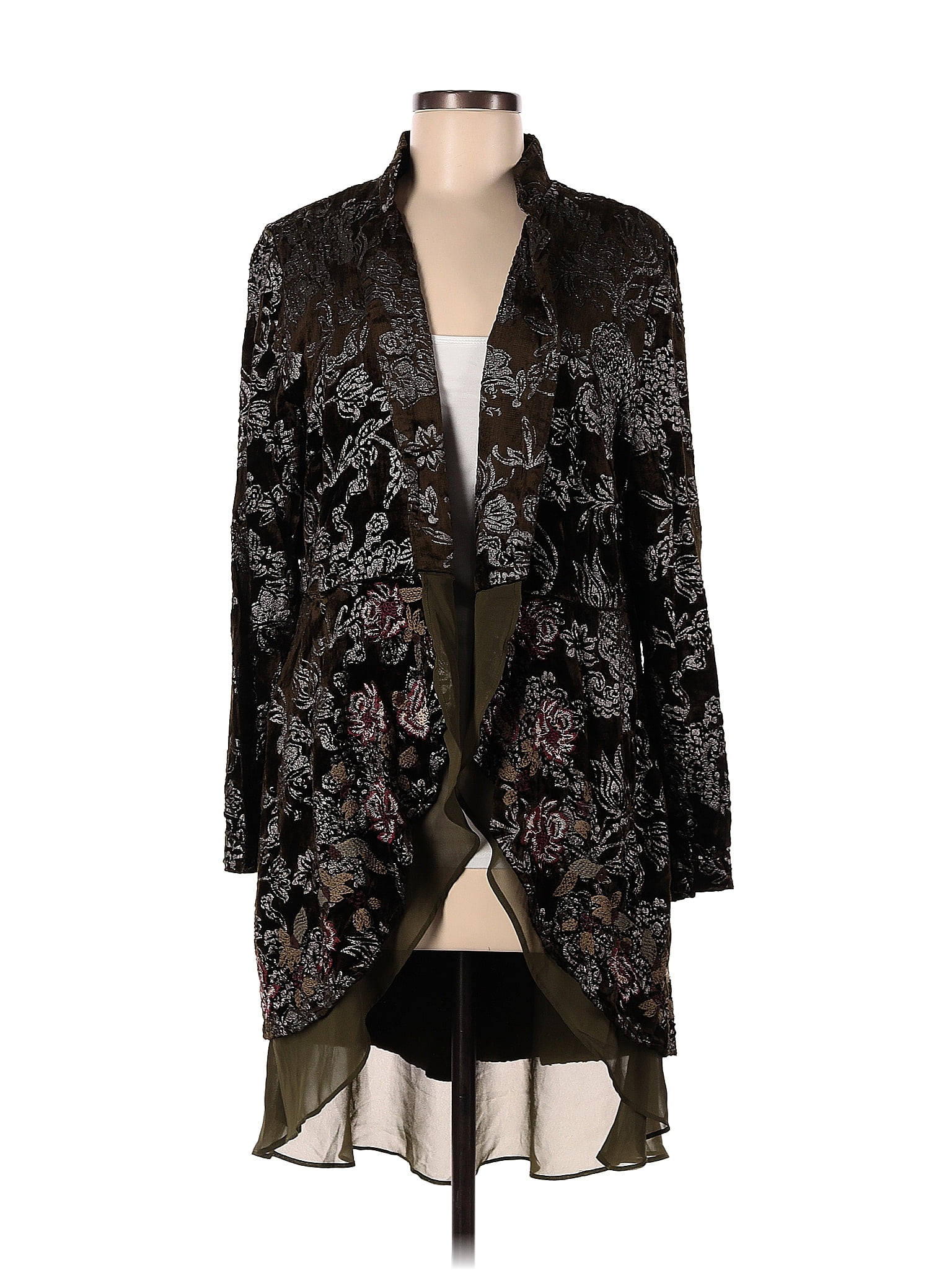 Chico's 100% Rayon Black Jacket Size Lg (2) - 78% off | ThredUp