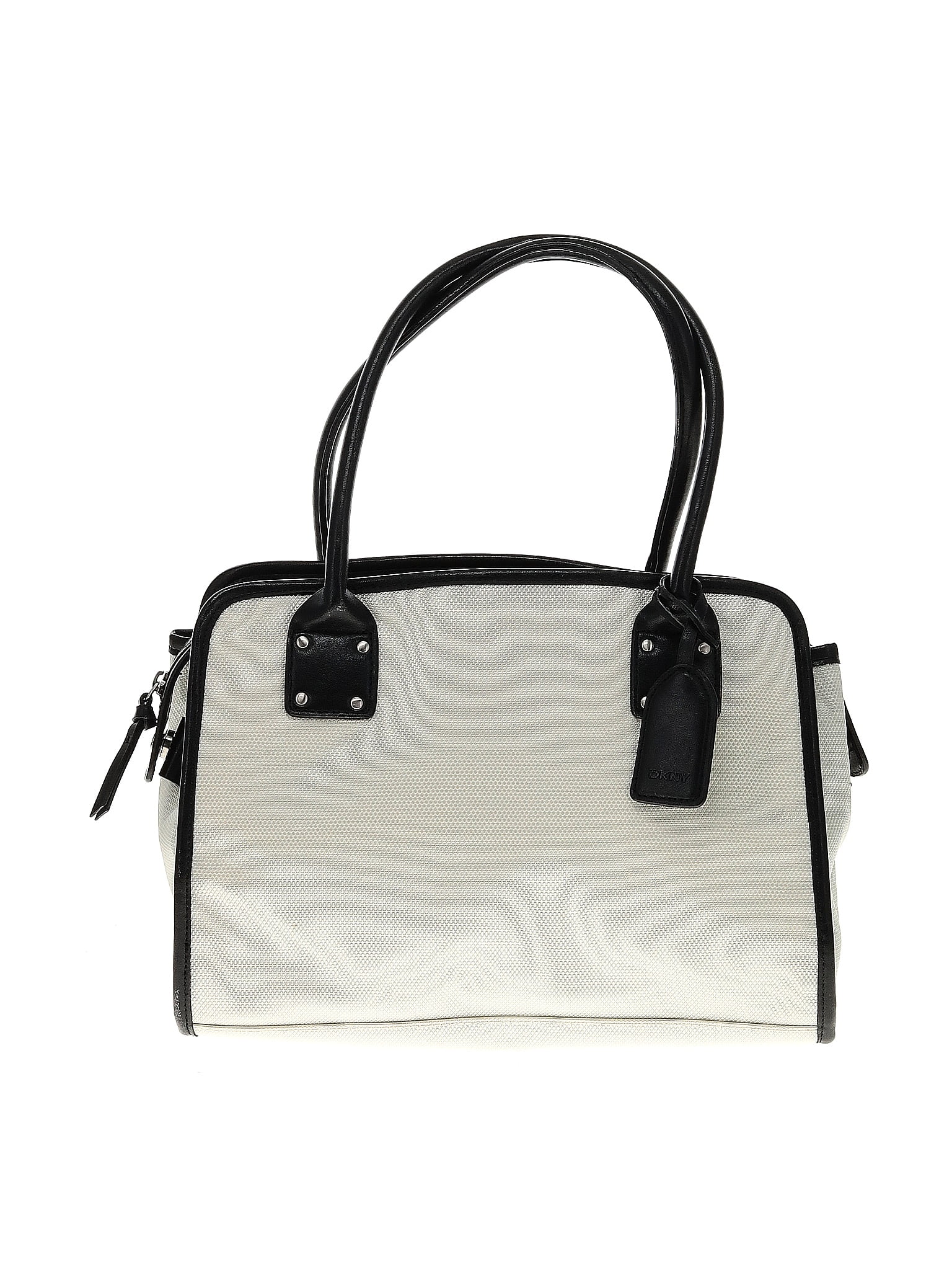 DKNY Color Block Solid Ivory Satchel One Size - 77% off | ThredUp