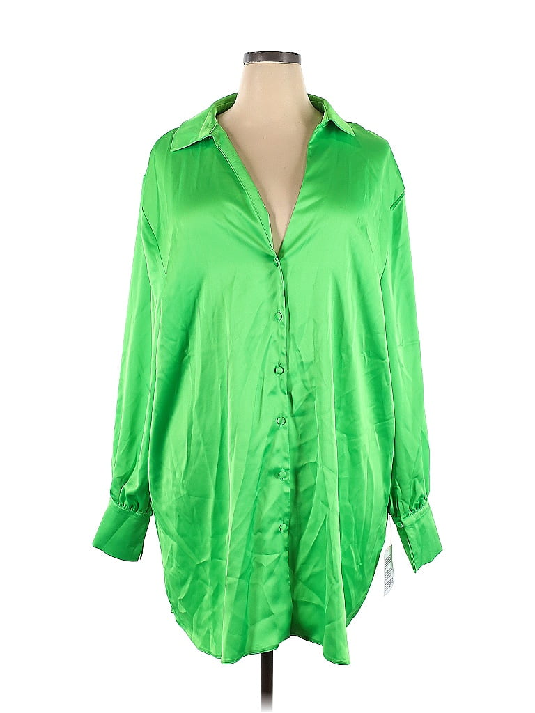 Asos Green Casual Dress Size 18 Plus 60 Off Thredup