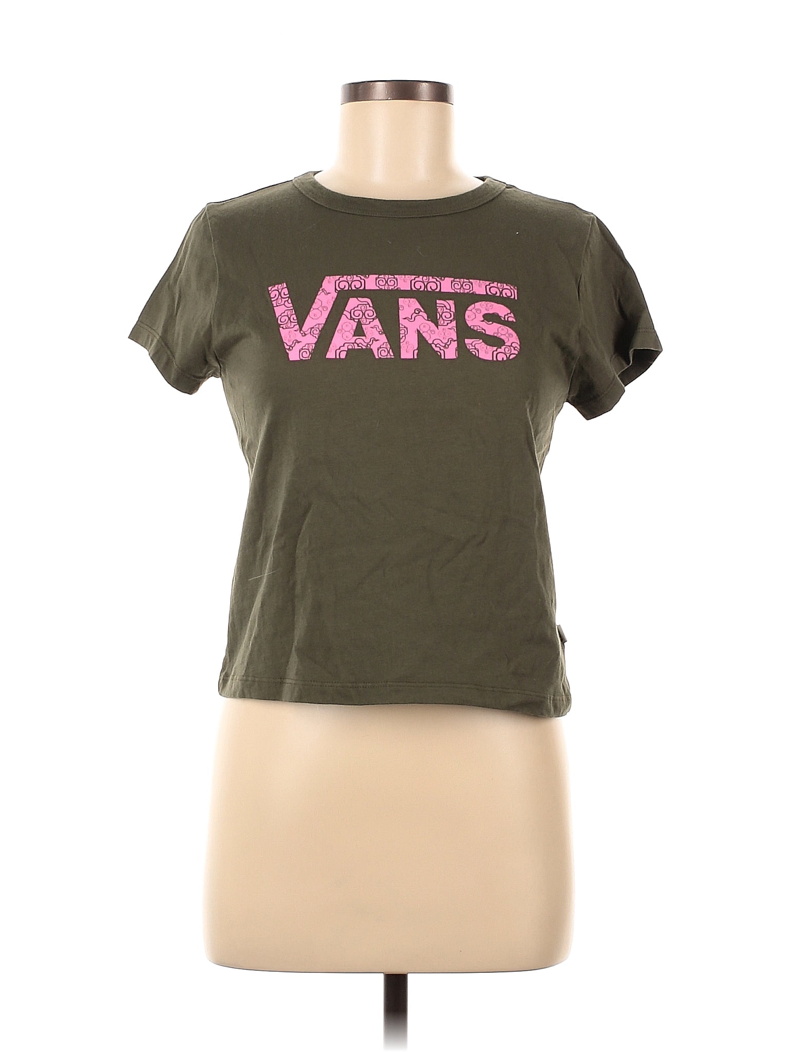 Vans 100% Cotton Graphic Solid Green Short Sleeve T-Shirt Size M - 43% off | ThredUp