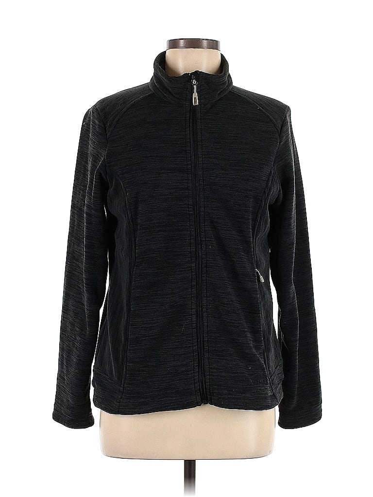 GoLite Solid Black Track Jacket Size M - 70% off | ThredUp