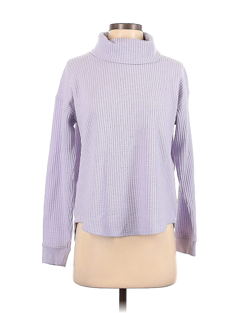 Splendid Purple Turtleneck Sweater Size XS - 77% off | ThredUp