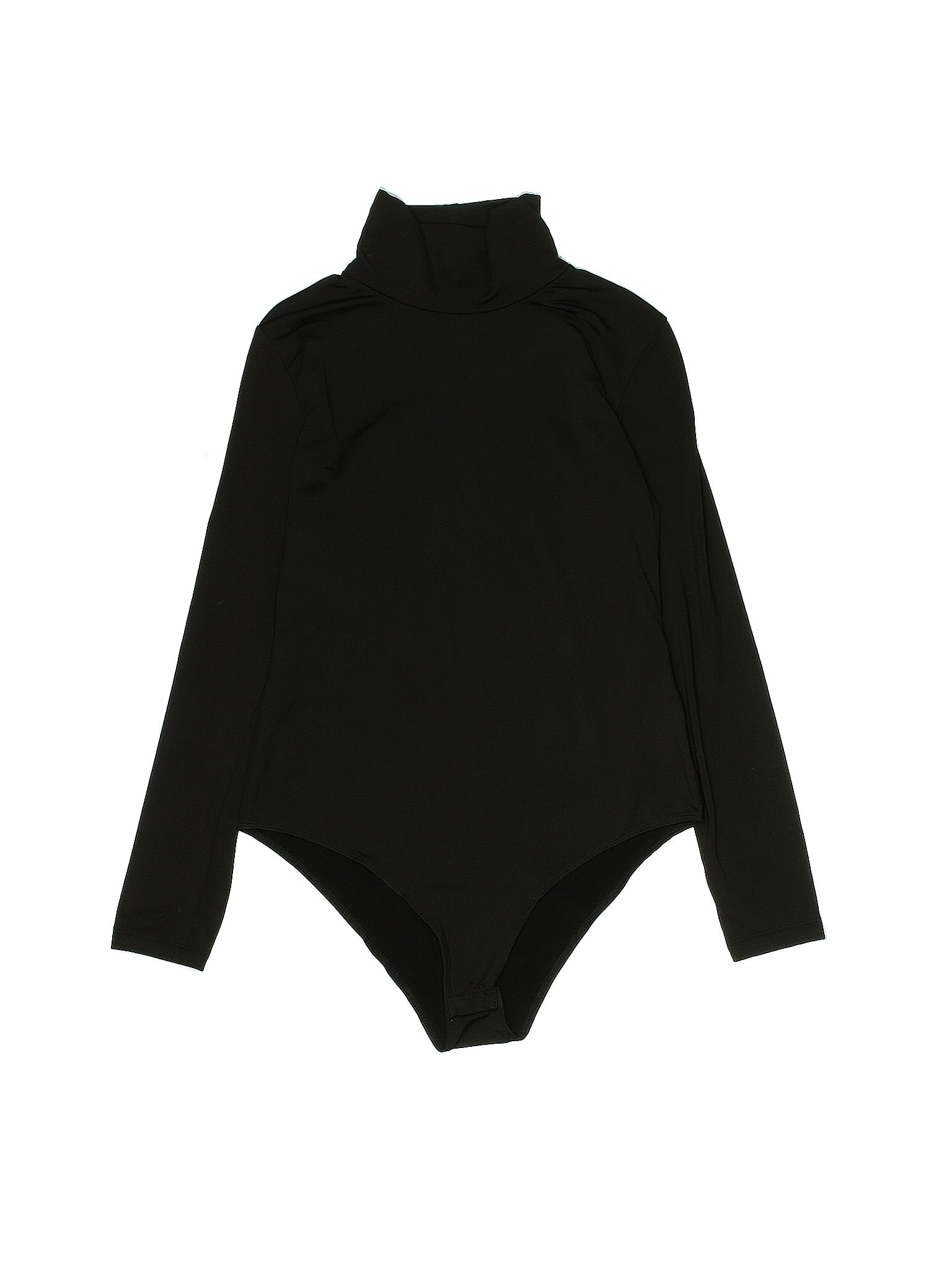 Assorted Brands Solid Black Bodysuit Size M 62 Off Thredup