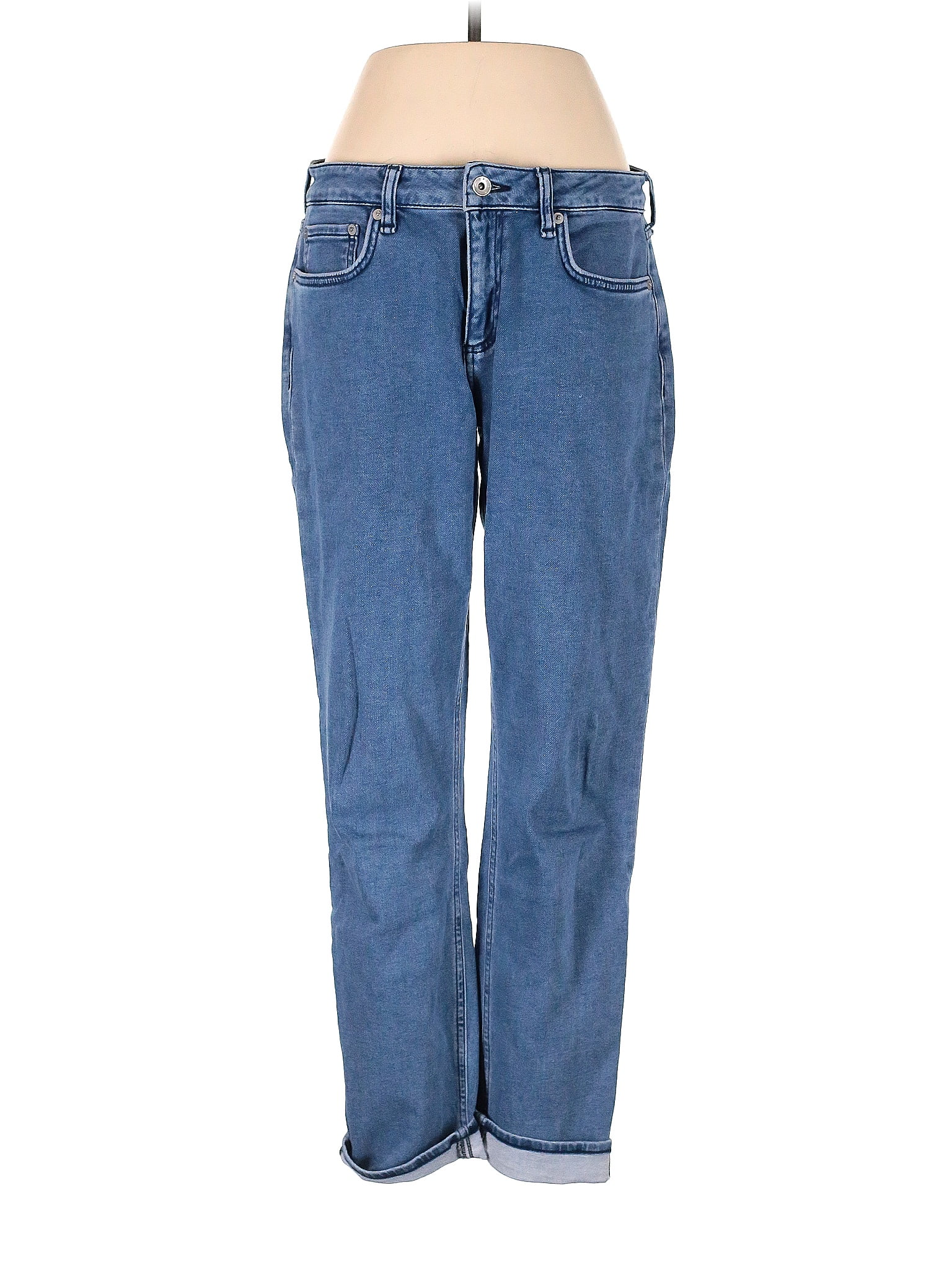Rag & Bone Solid Blue Jeans 29 Waist - 78% off | ThredUp