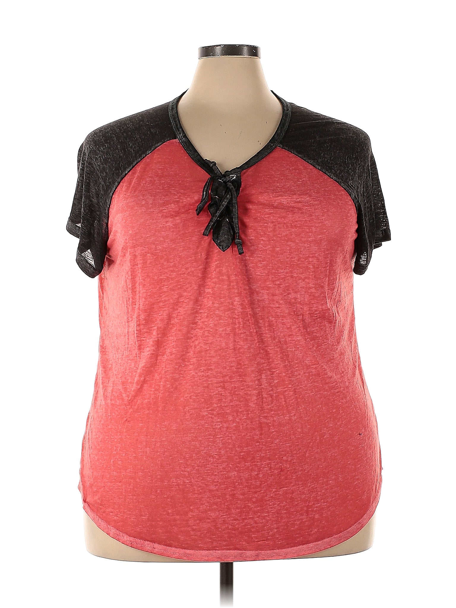 Bobbie Brooks Red Short Sleeve T Shirt Size 3x Plus 38 Off Thredup