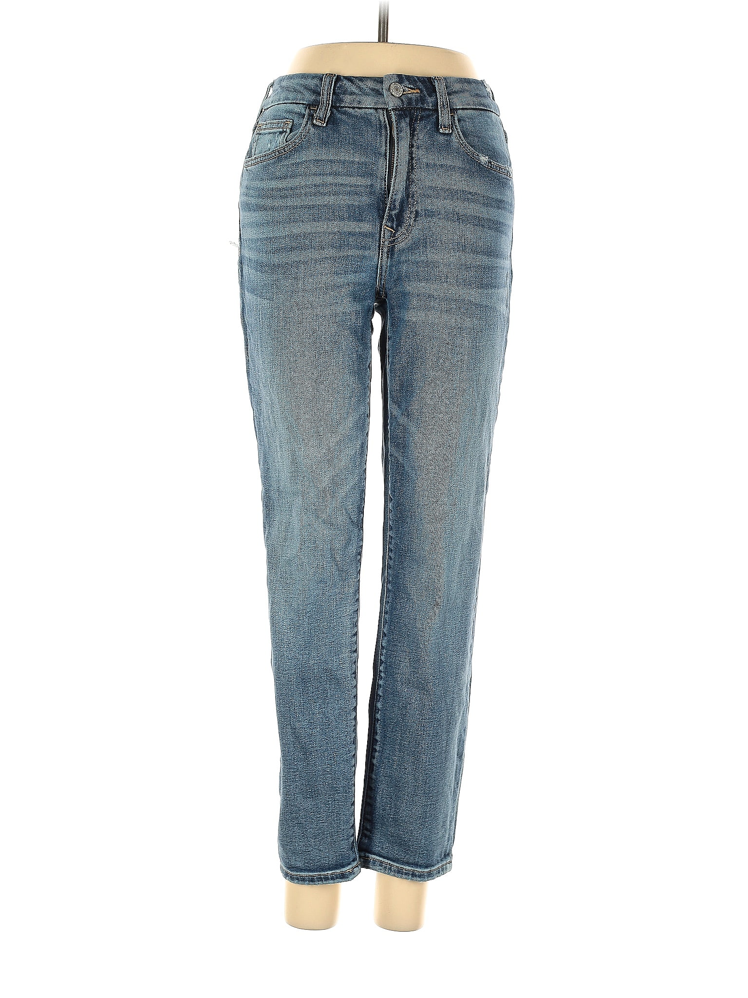 Willow & Root Solid Blue Jeans 25 Waist - 60% off | ThredUp