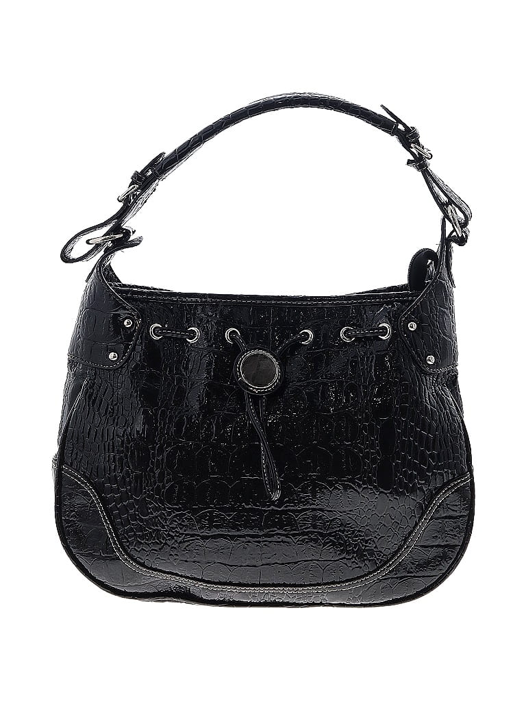 Alfred Dunner 100% Vynil Solid Black Shoulder Bag One Size - 56% off ...