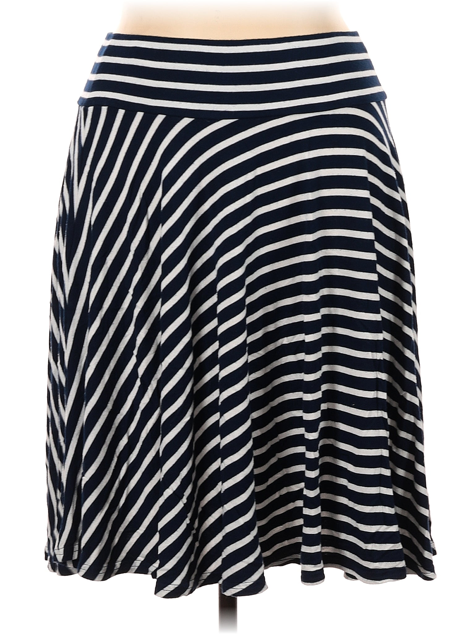 Chaps Stripes Multi Color Blue Casual Skirt Size Xl 60 Off Thredup