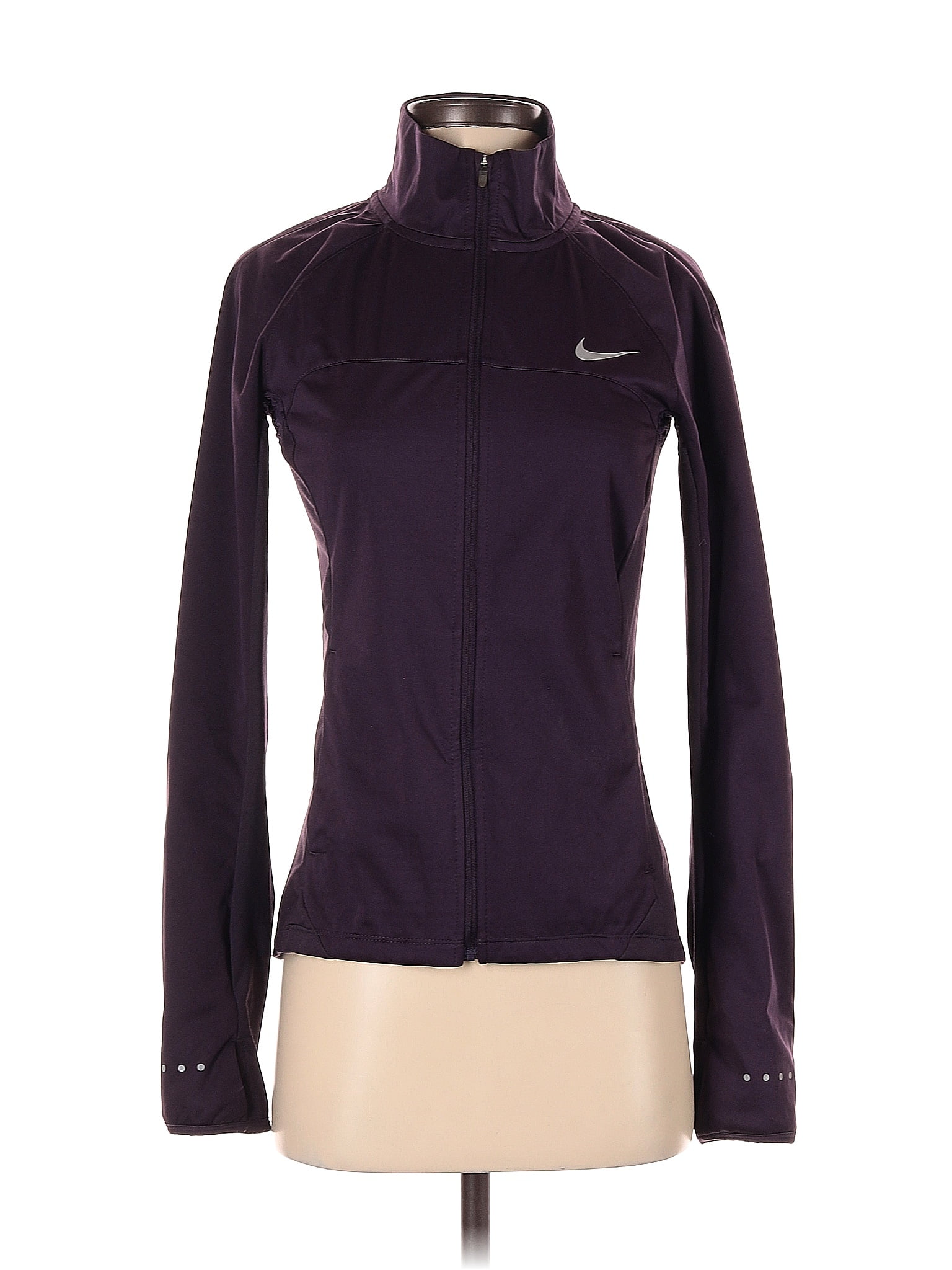 Nike 100% Polyester Purple Track Jacket Size XS - 61% off | ThredUp