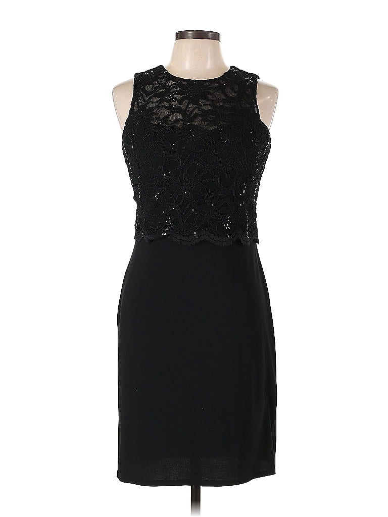 Morgan-Gaul Solid Black Cocktail Dress Size 12 - 67% off | ThredUp