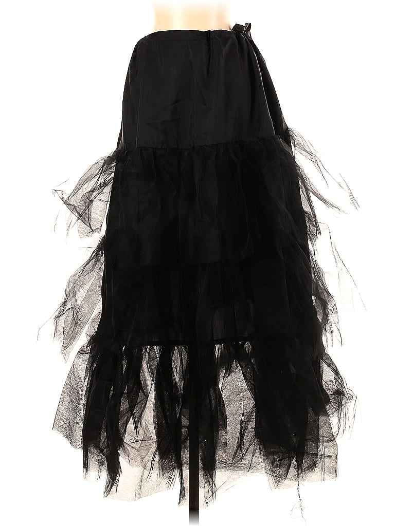 Sally Bridge Solid Black Formal Skirt Size 2 - 76% off | ThredUp