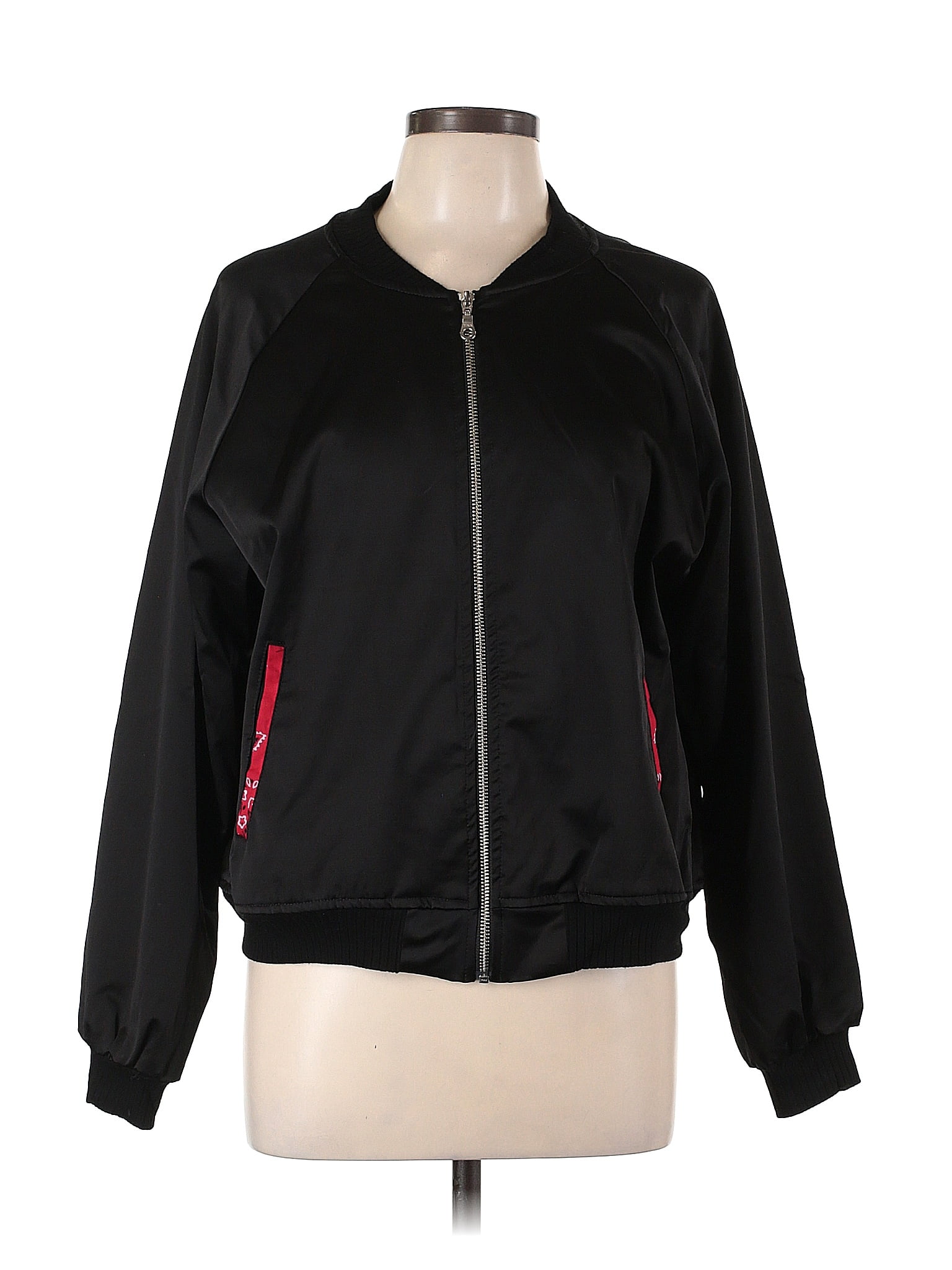 Lauren Moshi Solid Black Jacket Size L - 75% off | ThredUp