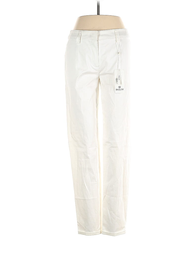 Basler Solid White Dress Pants Size 34 (EU) - 65% off | ThredUp