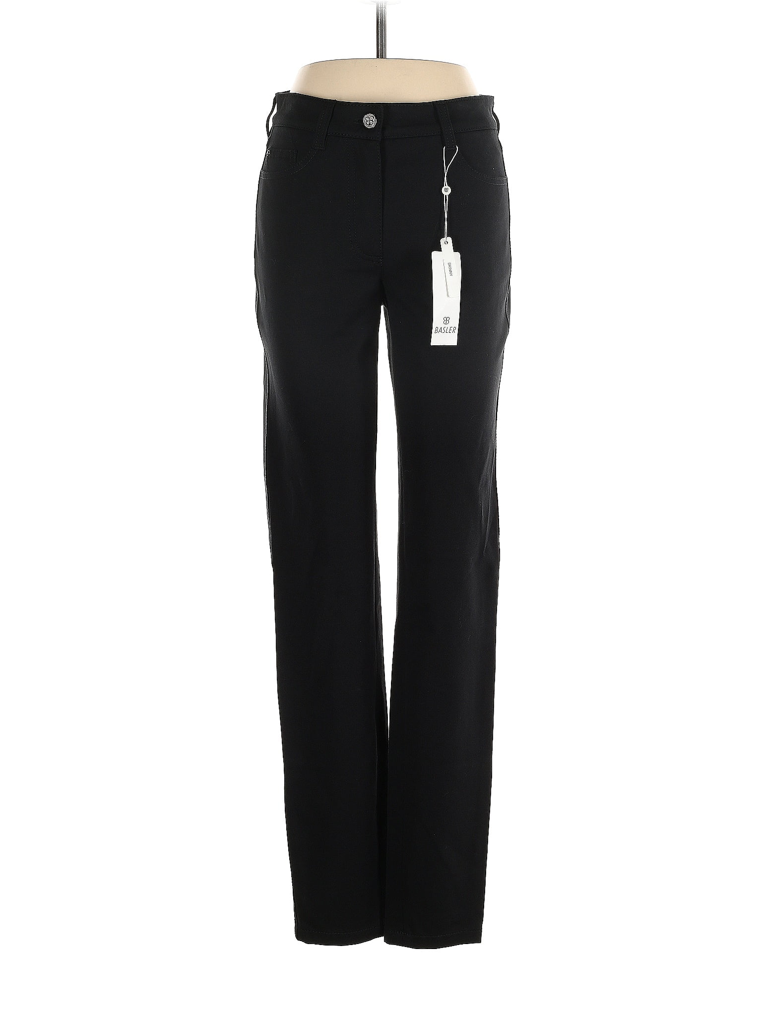 Basler 100% Acetate Solid Black Jeggings Size 34 (EU) - 82% off | ThredUp