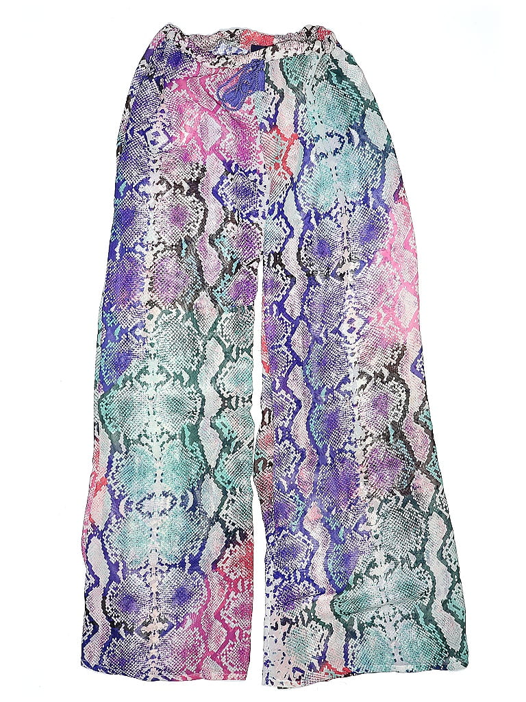 Ocean Drive Clothing Co. 100% Polyester Snake Print Multi Color Blue ...