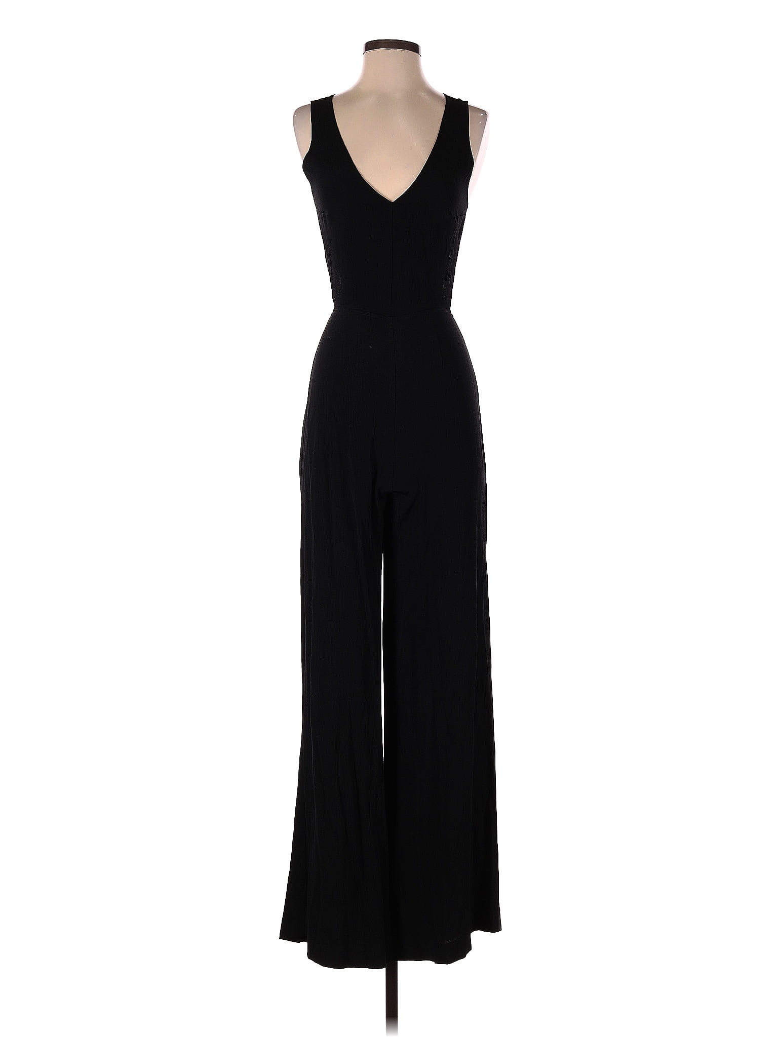 Reformation Solid Black Jumpsuit Size S - 67% off | ThredUp
