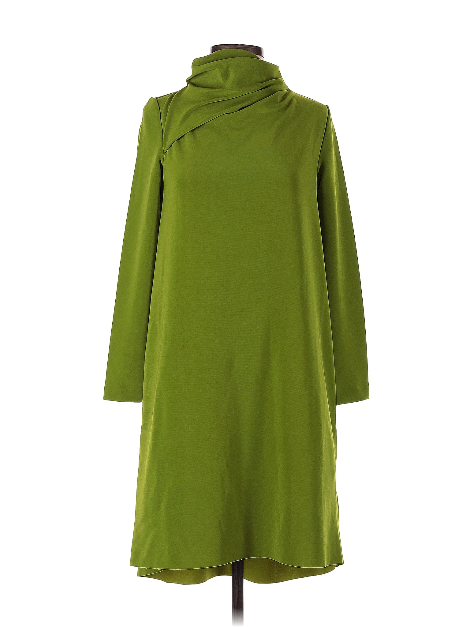 Cos Solid Green Casual Dress Size Xs 72 Off Thredup