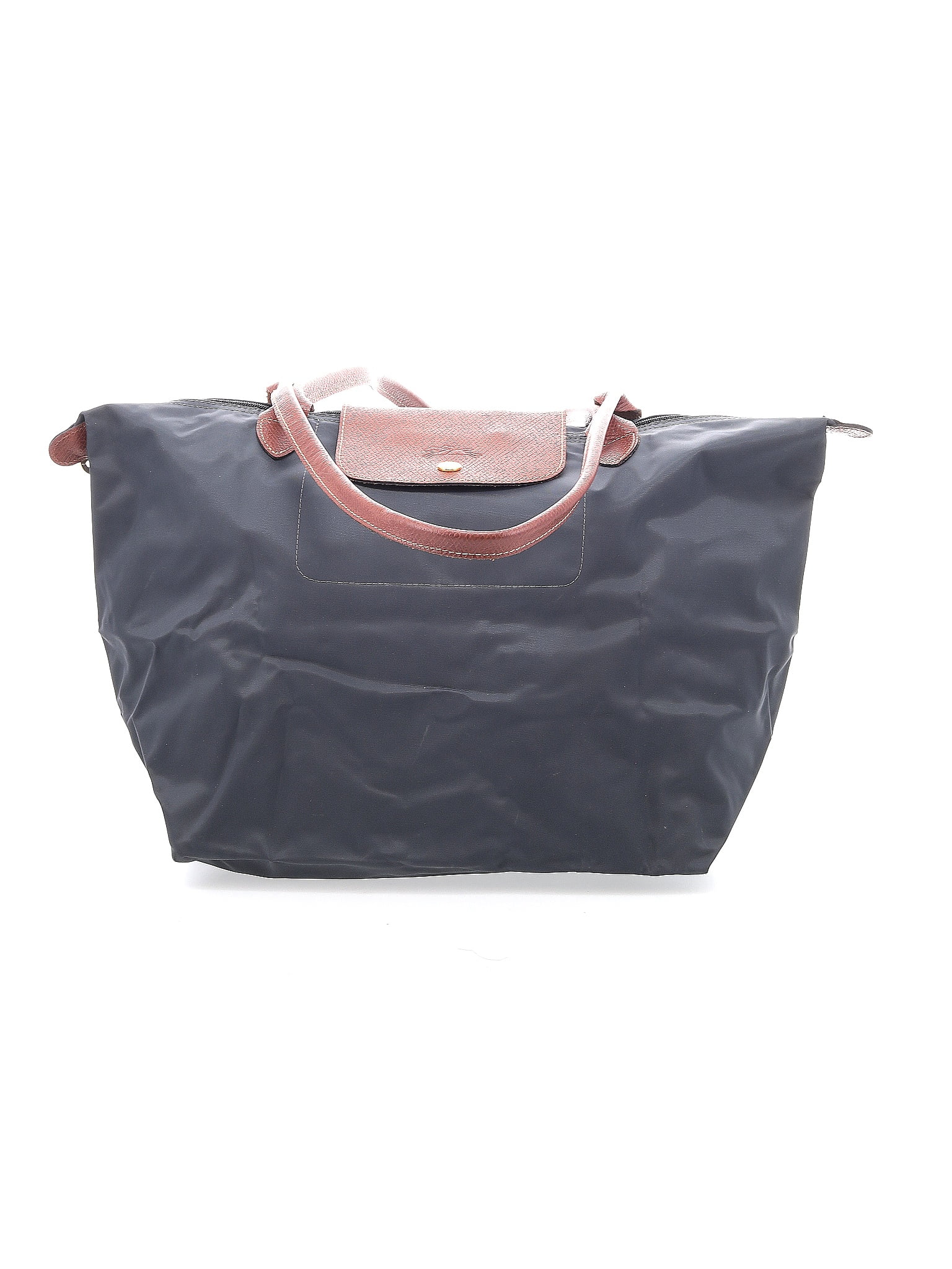 Longchamp Solid Gray Shoulder Bag One Size - 72% off | ThredUp