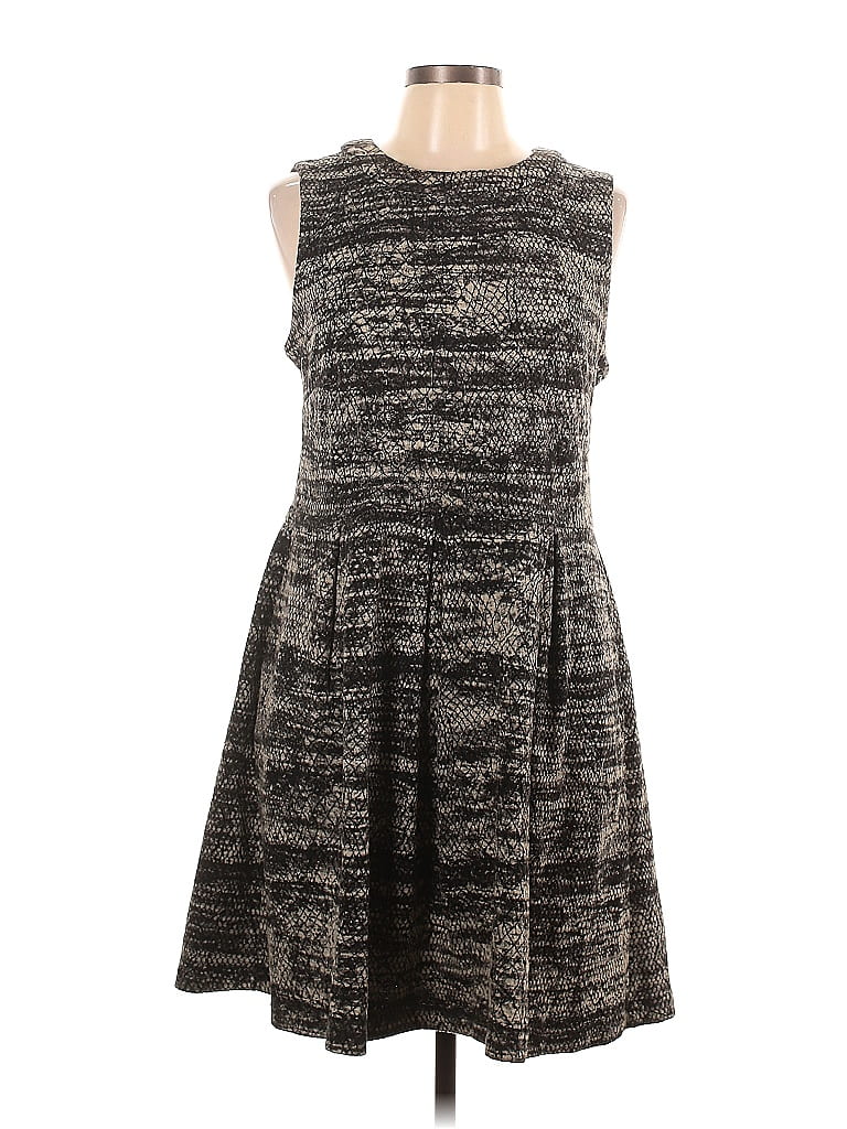 B Collection by Bobeau Marled Multi Color Gray Casual Dress Size L - 74 ...