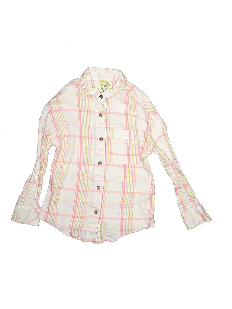 Thereabouts Plaid Pink Long Sleeve Button-Down Shirt Size X-Small (Kids) - 63% off | ThredUp