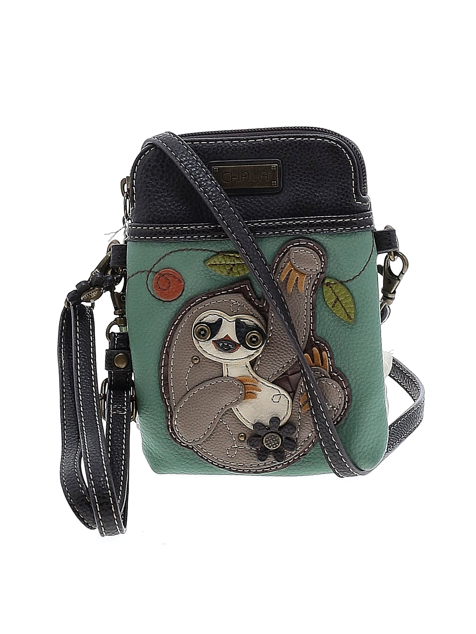 Assorted Brands Graphic Multi Color Green Crossbody Bag One Size - 51% ...