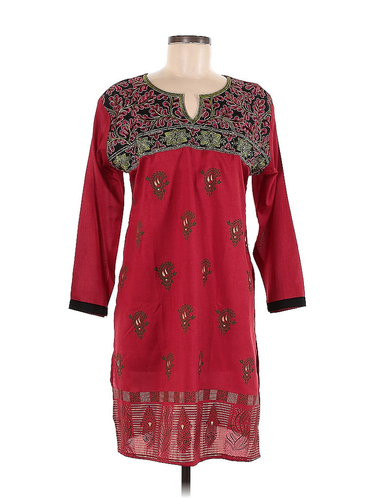 Assorted Brands 100% Polyester Burgundy Casual Dress Size EU 38 / US 8 - 68% off | ThredUp