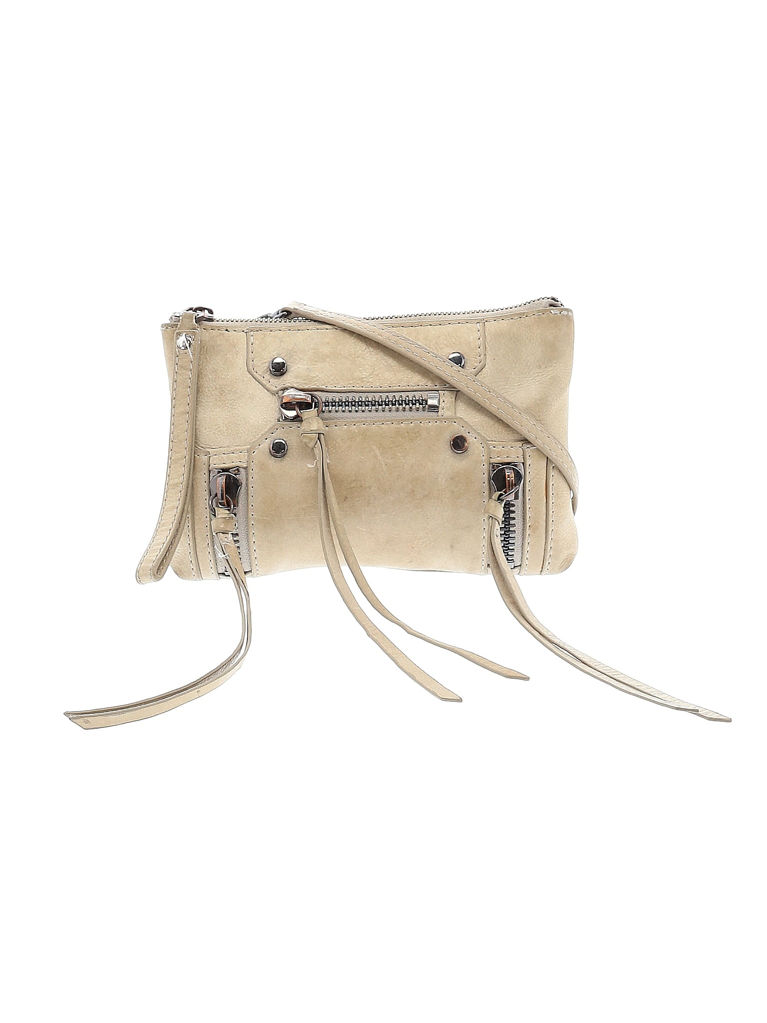 Botkier 100% Leather Solid Tan Ivory Leather Crossbody Bag One Size ...