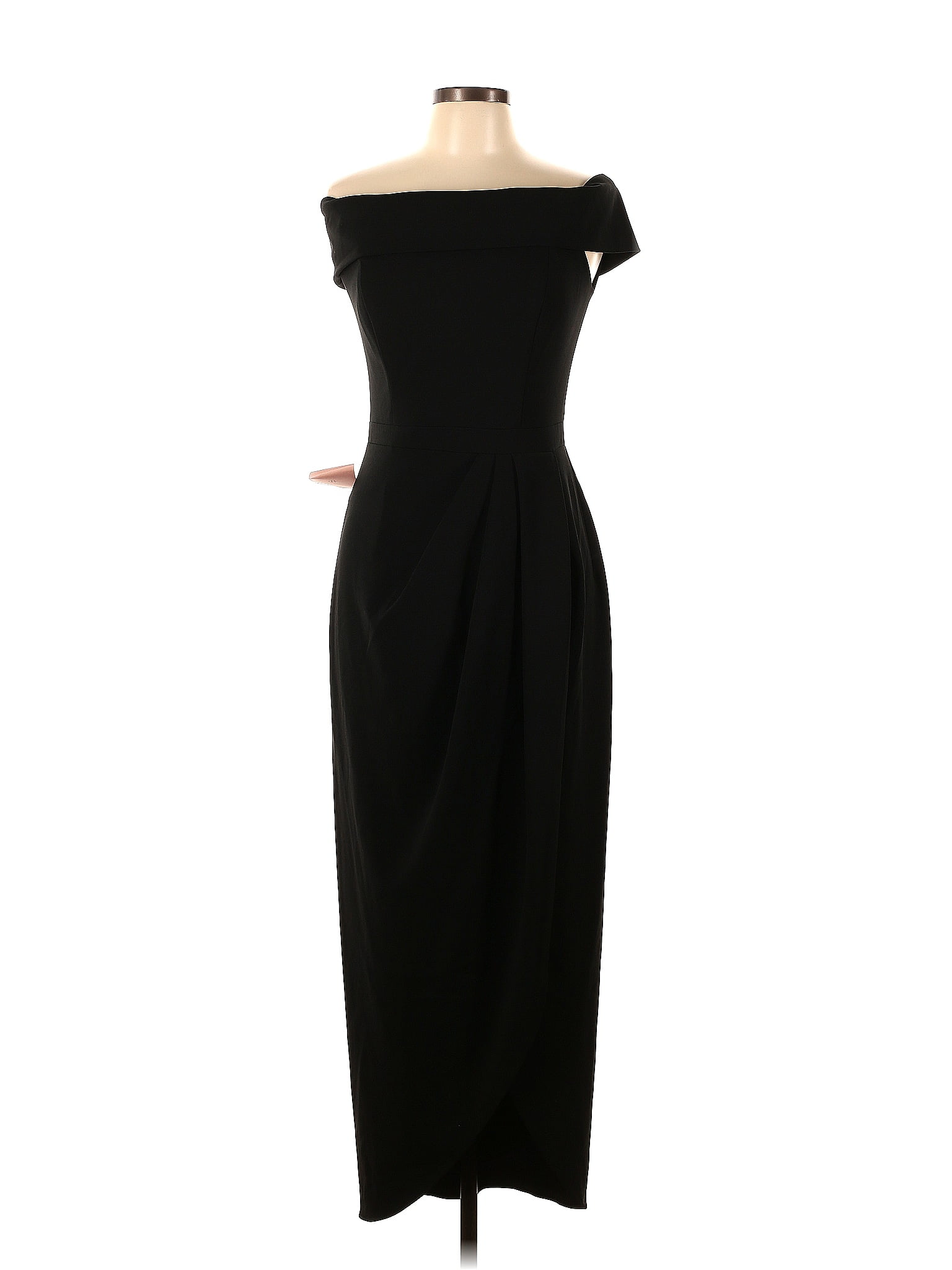 Bhldn Solid Black Cocktail Dress Size 10 70 Off Thredup